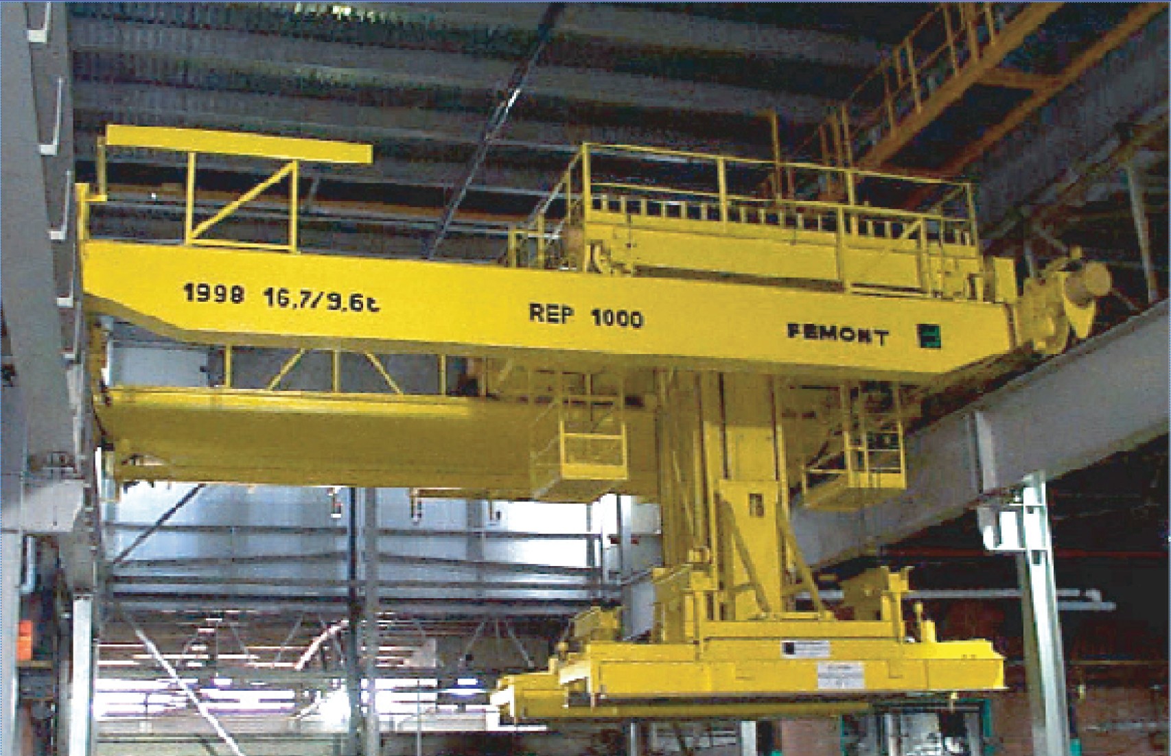 Automated overhead crane for electro-refining processes in copper ...